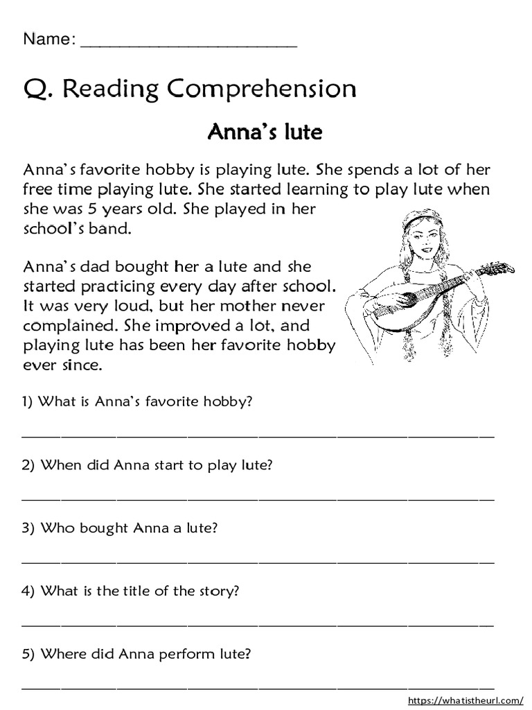 Grade 3 Reading Comprehension Worksheets | PDF | Learning To Read ...