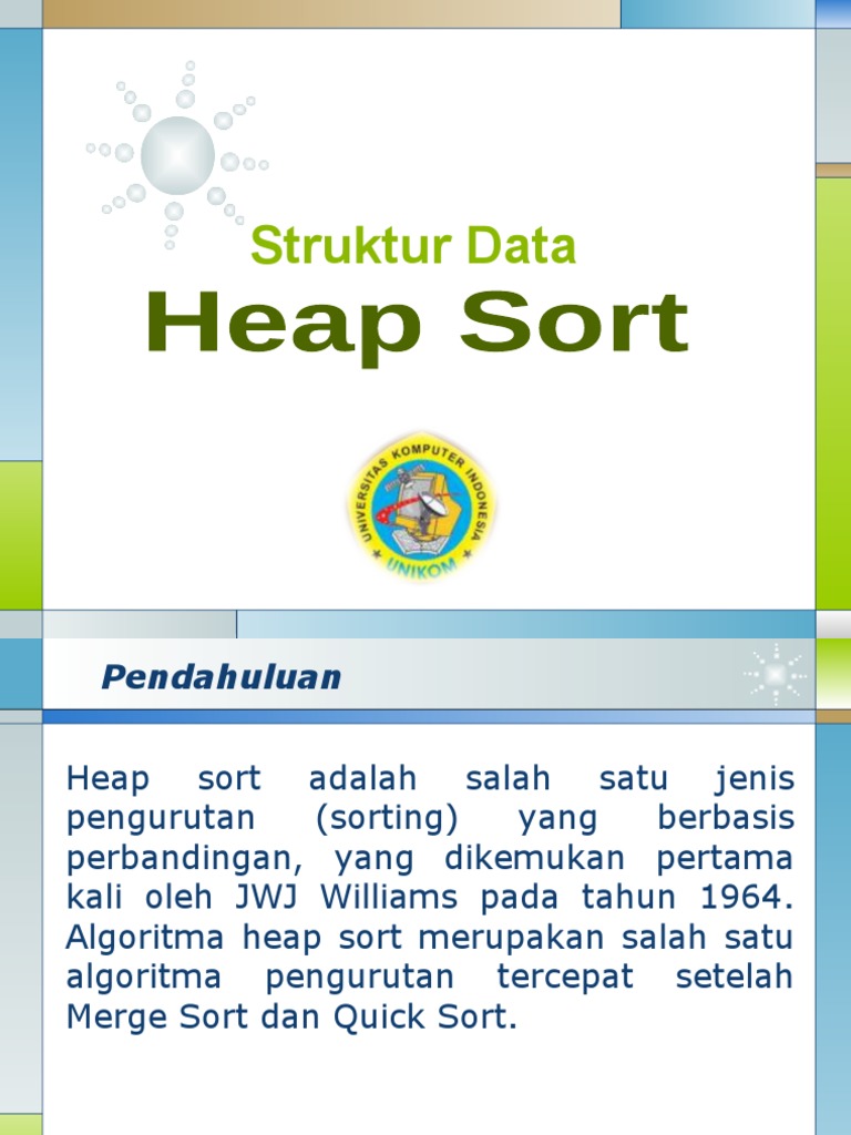 Pengantar Heap Sort dan Struktur Data | PDF