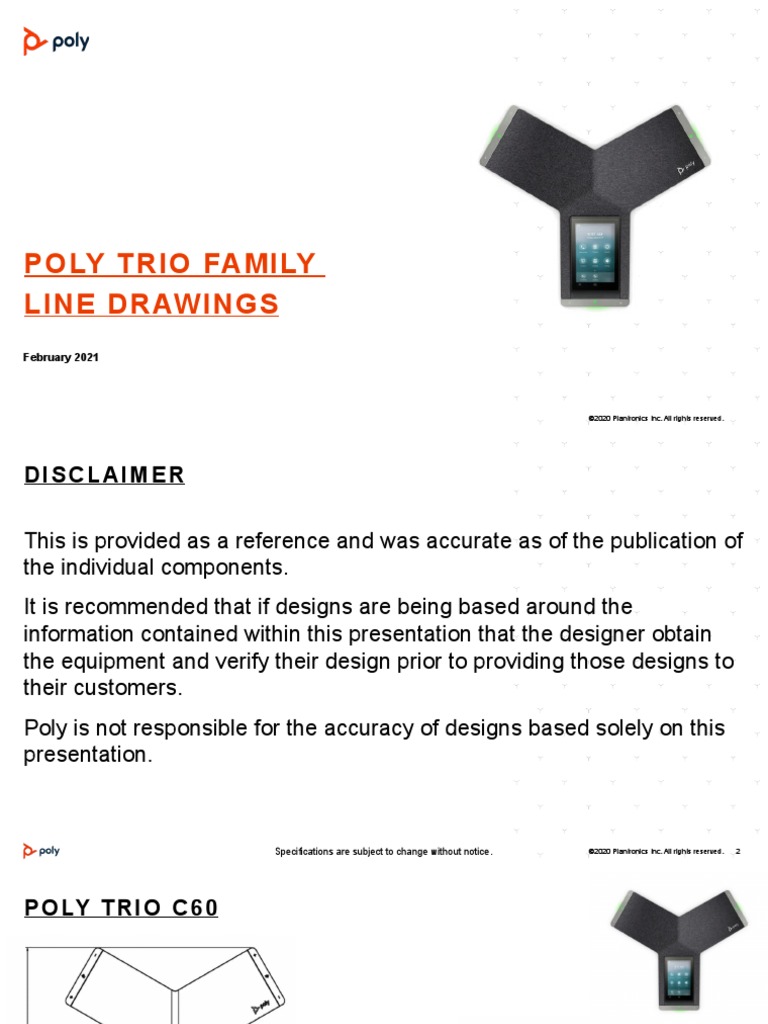 Image Line Drawings For Poly Trio Family | PDF | Computing | Equipment