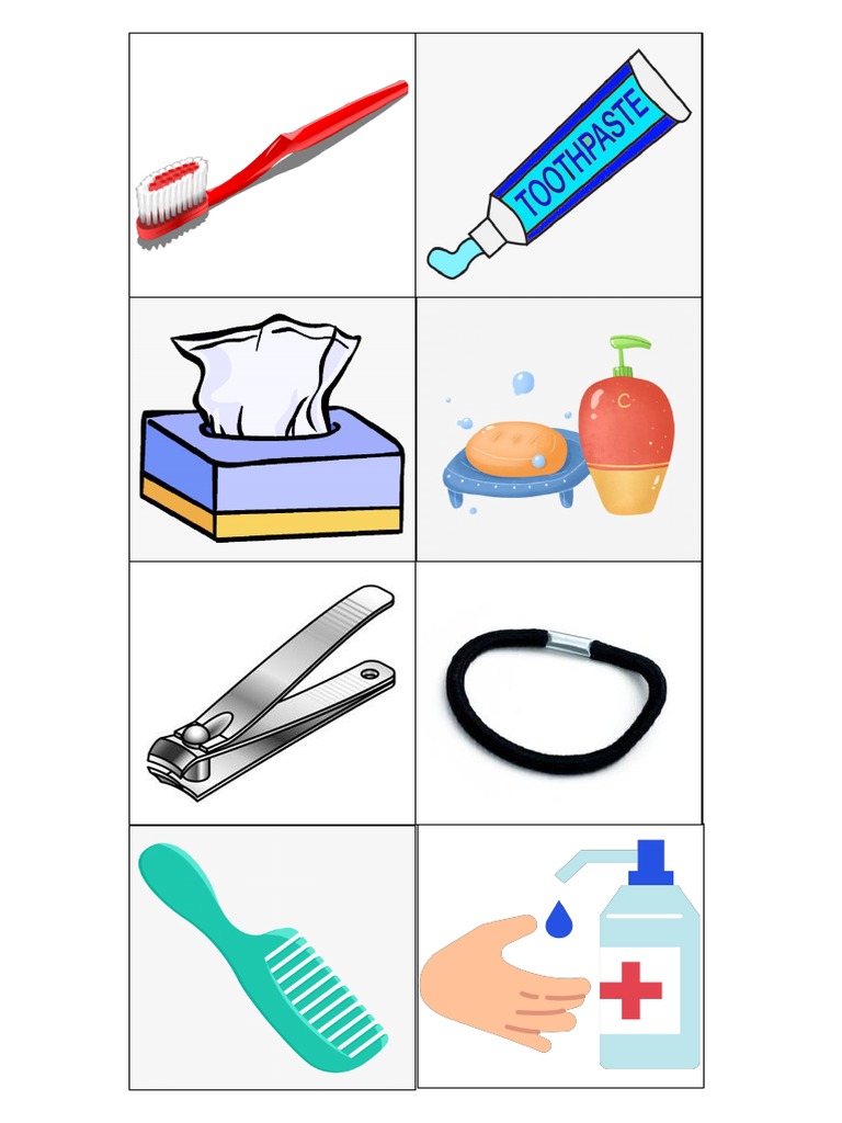 Sensorial Studies - Hygiene Kit Memory Game | PDF