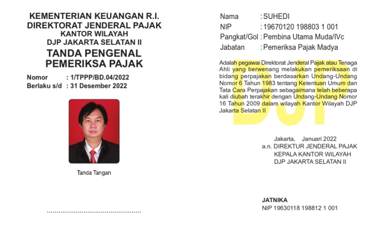 Pemeriksa Pajak Kanwil Jaksel II | PDF