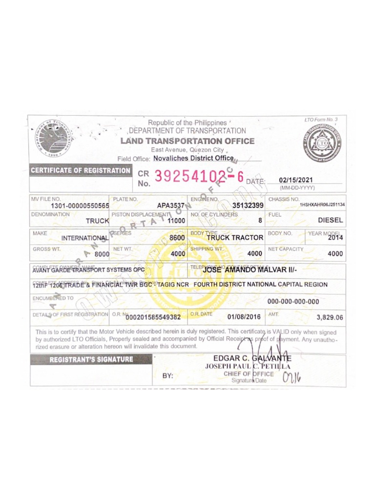 International ORCR | PDF