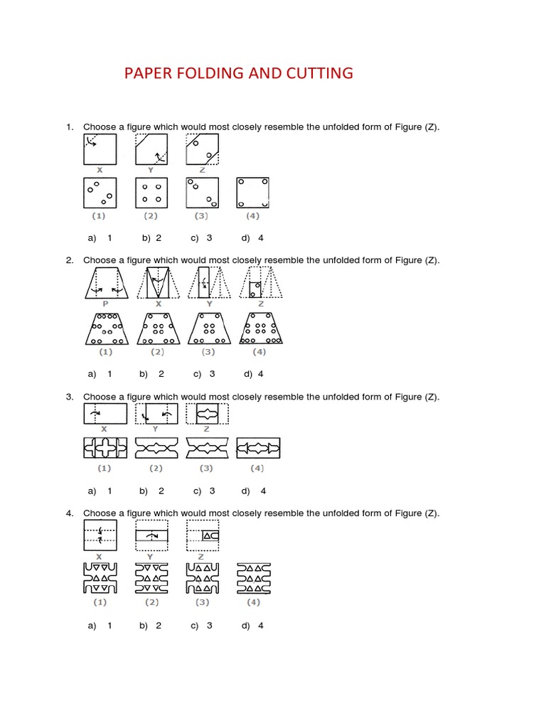 Paper Folding and Cutting | PDF | Decorative Arts