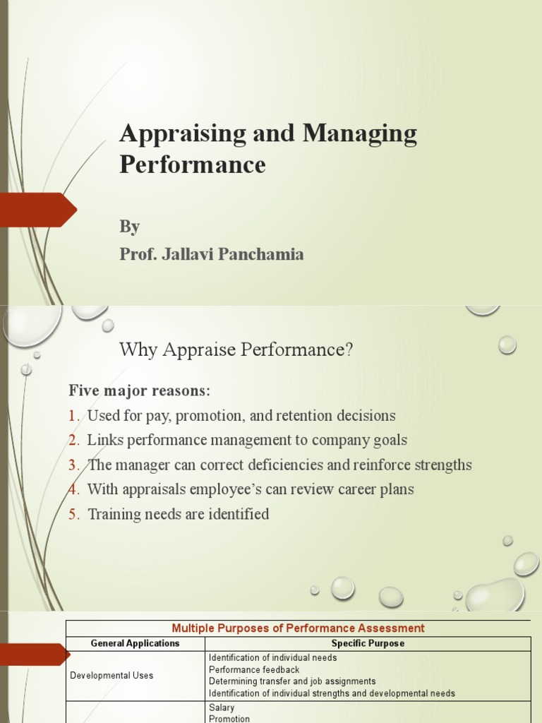 Appraising and Managing Performance | PDF | Performance Appraisal ...