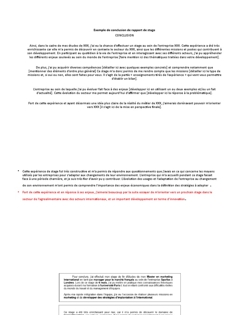 Exo Conclusion Bouchra | PDF | Business | Environnement naturel