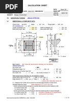Chequered Plate Design Calculations | PDF | Bending | Building Engineering