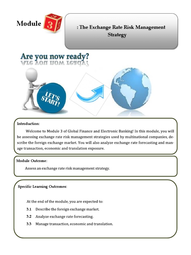 Module 3 - The Exchange Rate Risk Management | PDF | Foreign Exchange ...