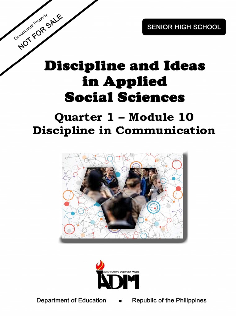 Quarter 1 - Module 10 Discipline in Communication | PDF | Communication ...