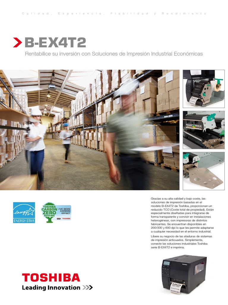 Ficha Tecnica, B-EX4T2 - ES | PDF | Impresora (Computación) | USB