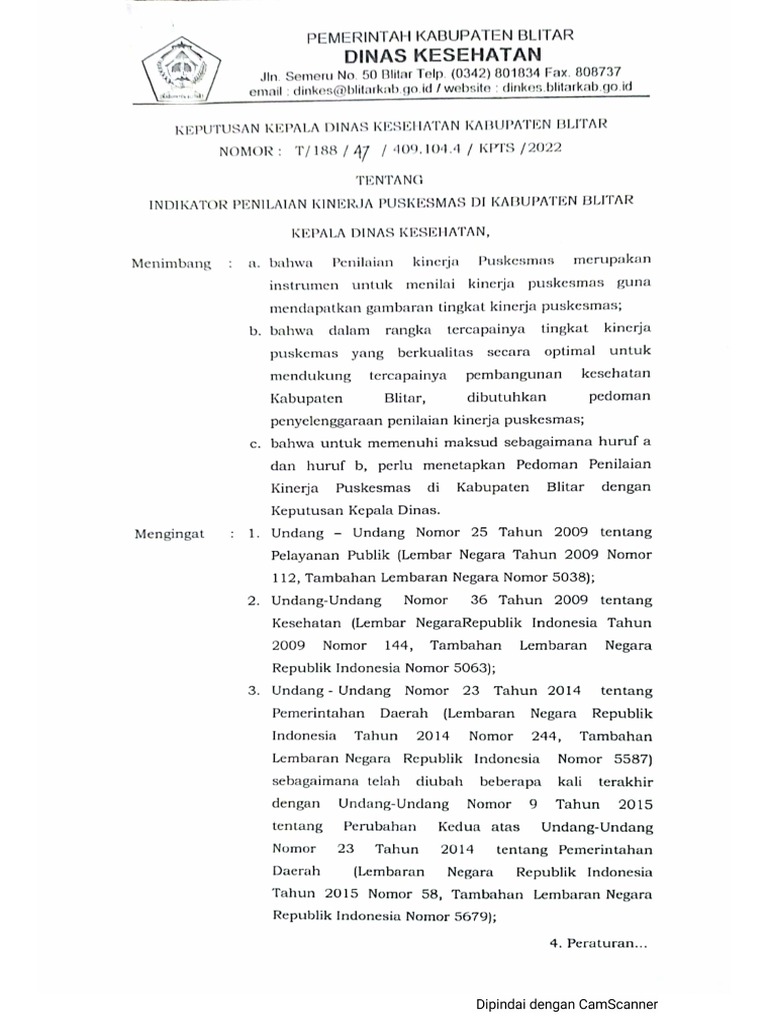 SK PKP 2022 Lengkap | PDF