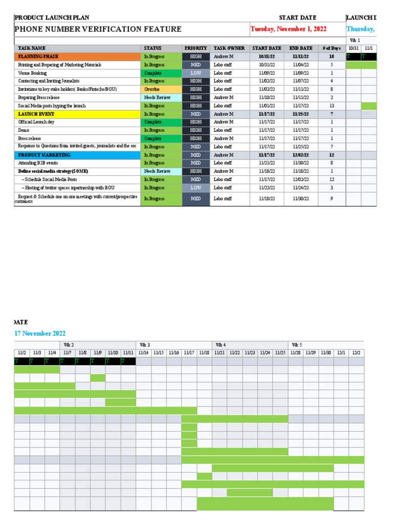 Laboremus Product Launch Plan | PDF | Communication | Mass Media