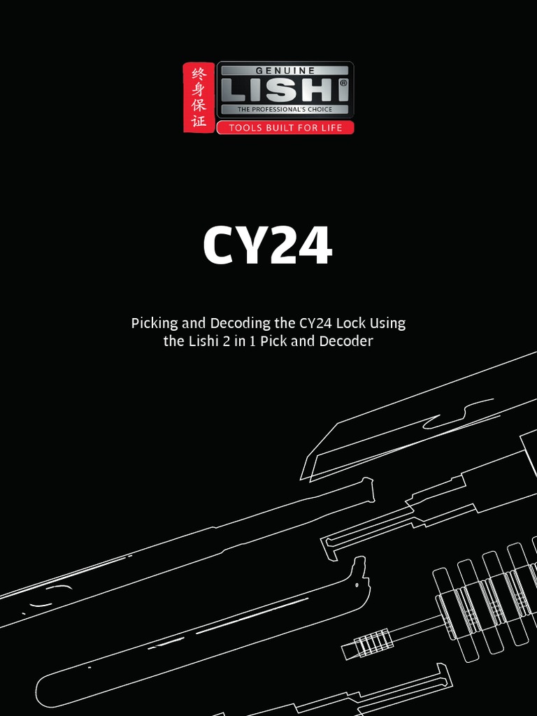 Picking and Decoding The CY24 Lock Using The Lishi 2 in 1 Pick and ...