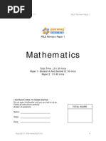 AEIS-Maths June | PDF