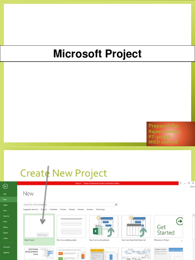 MS Project-Rajeev Sharma | PDF | Button (Computing) | Macro (Computer Science)