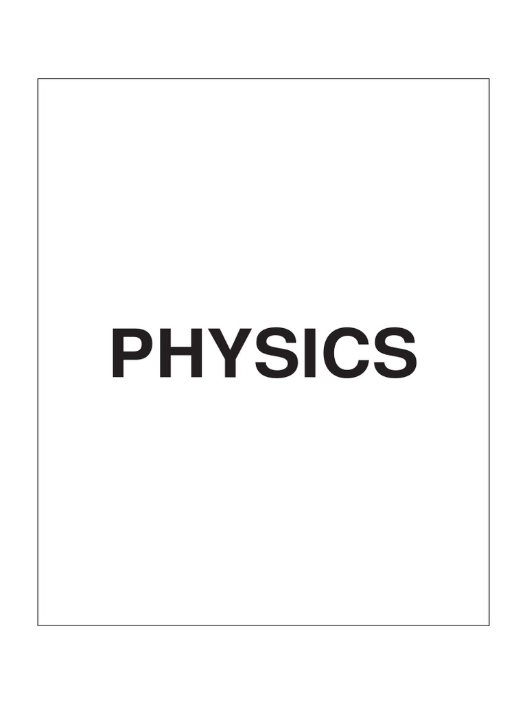 Physics Basics Material (CBSE) | PDF | Force | Potential Energy