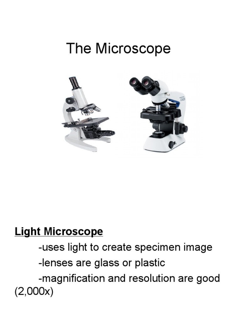 The Microscope | PDF | Glass Engineering And Science | Optics