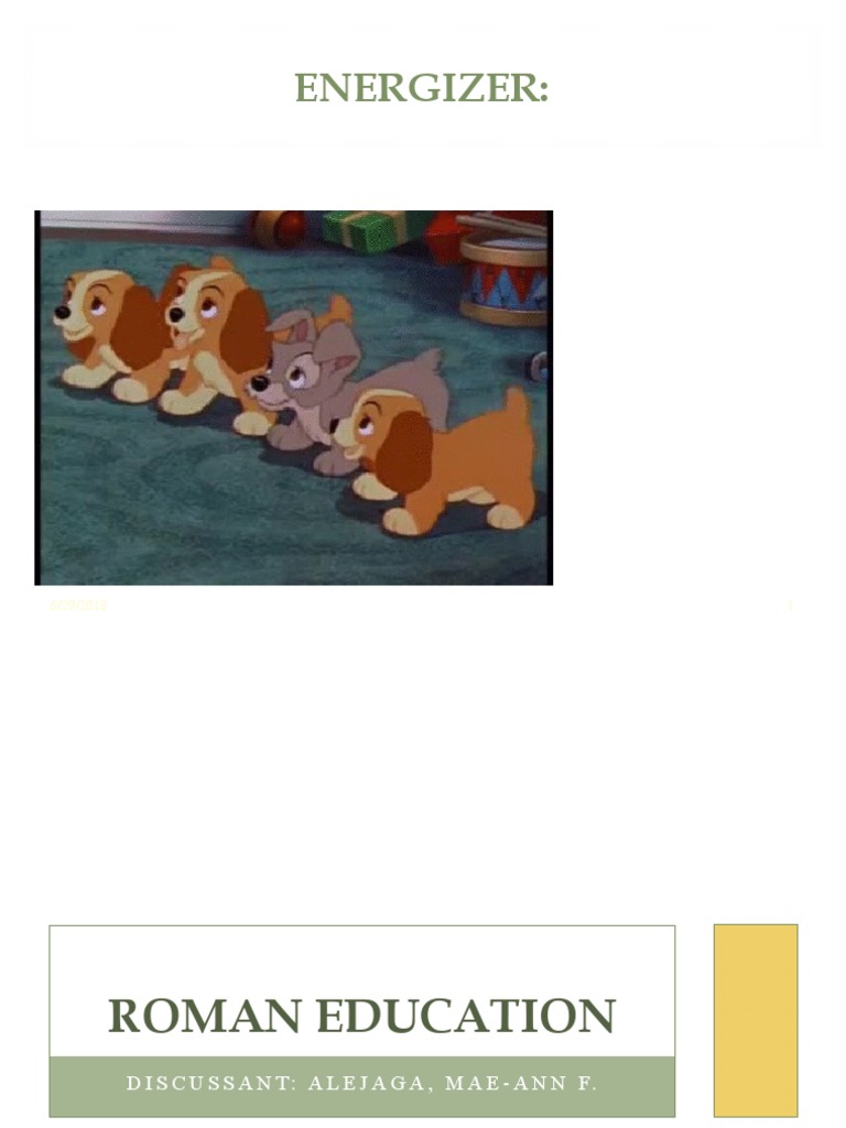 1 Roman Education | PDF | Rhetoric | Roman Empire