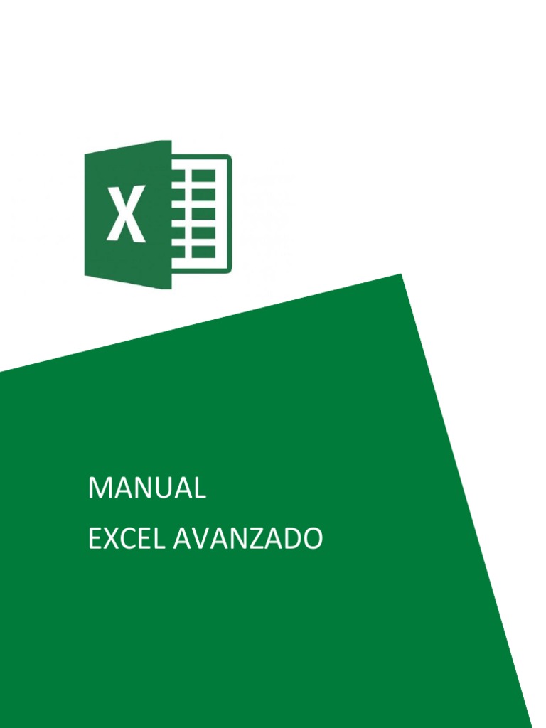 Manual Excel Avanzado | PDF | Hoja de cálculo | Microsoft Excel