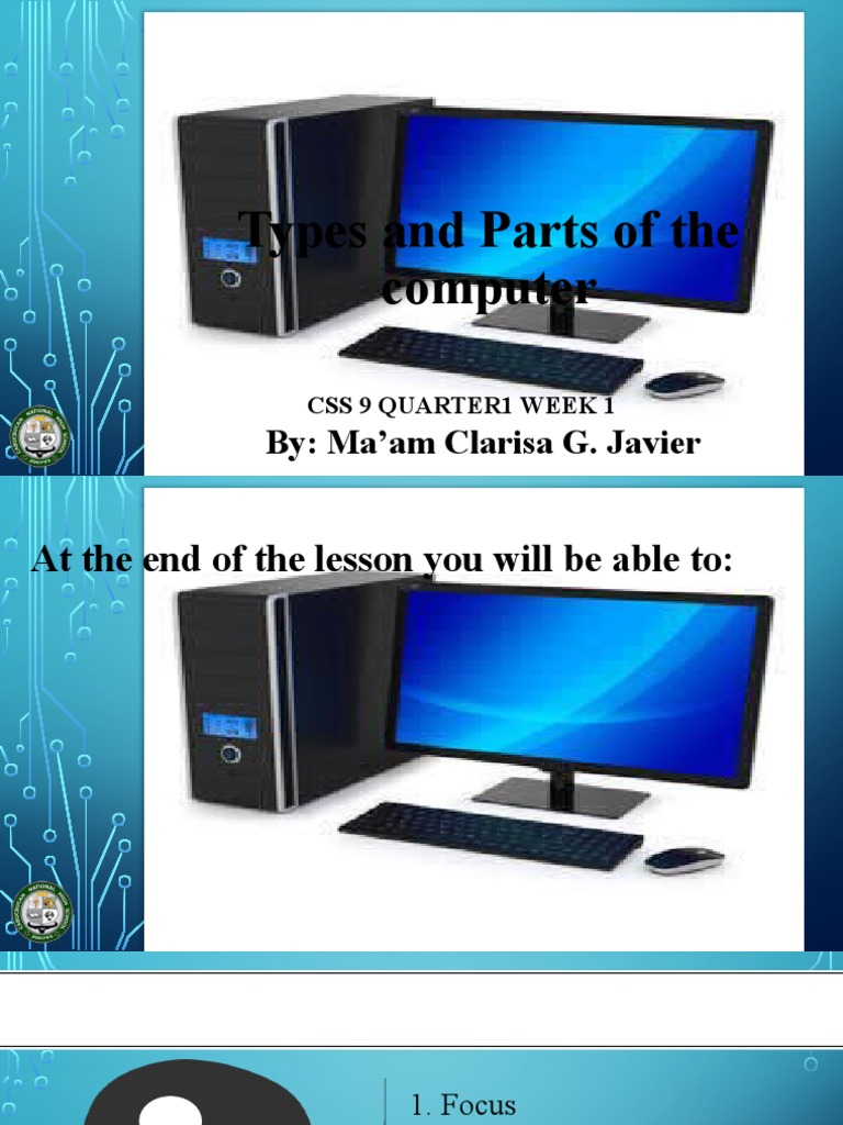 Types and Parts of Computers Explained | PDF | Personal Computers ...
