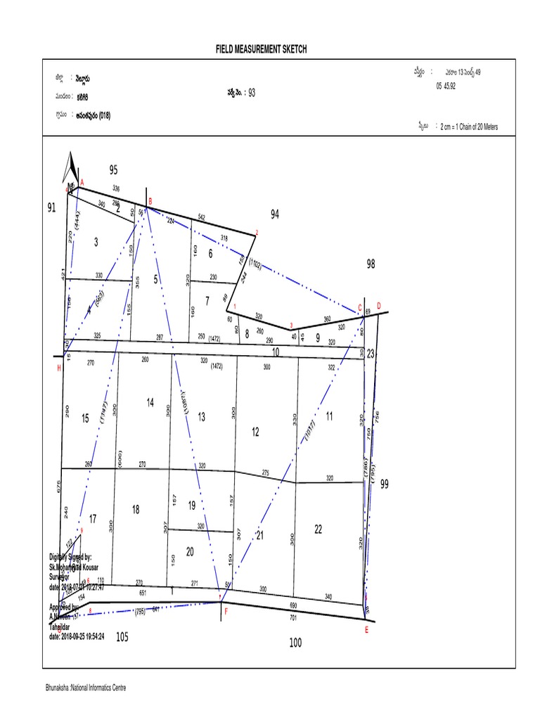 Field Measurement Sketch | PDF