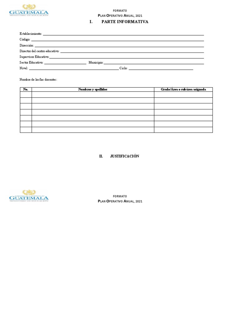 Formatoo POA 2021 | PDF