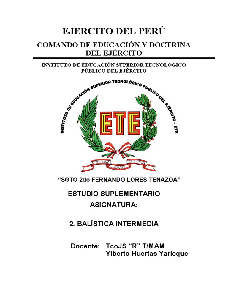 Balística Intermedia y Ondas de Choque | PDF | Olas | Onda de choque