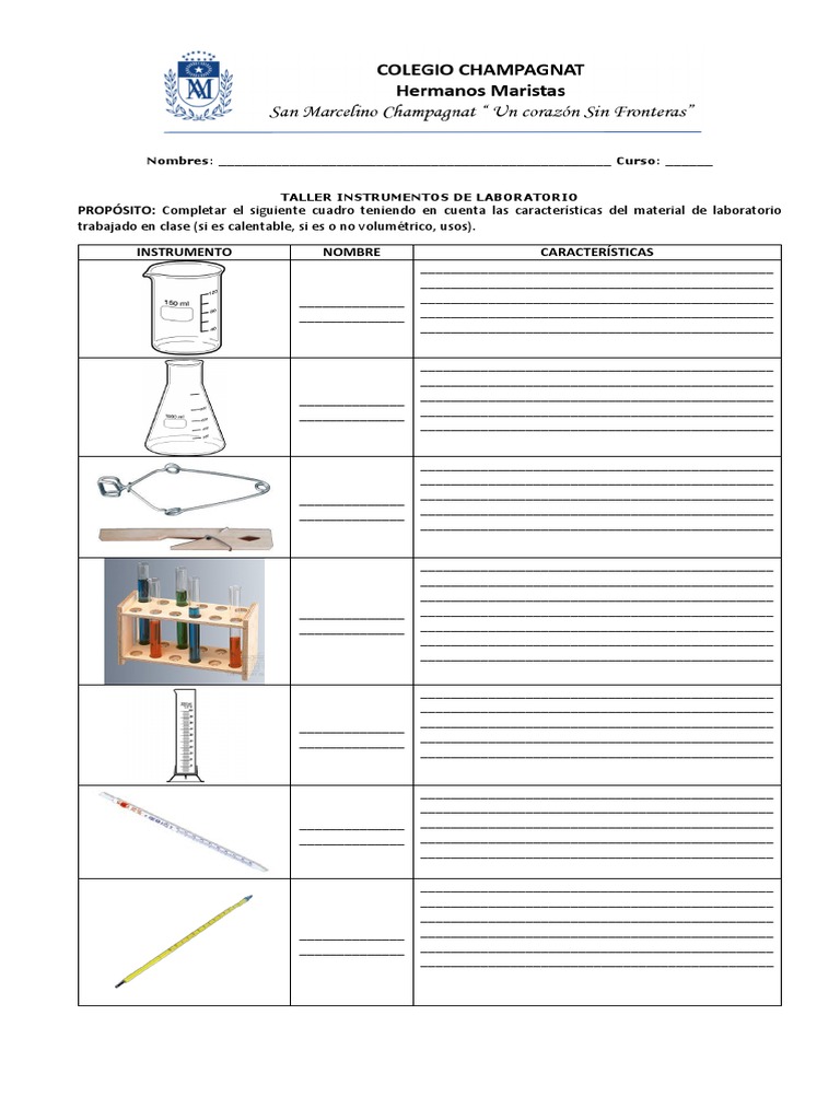Características de Instrumentos de Laboratorio | PDF