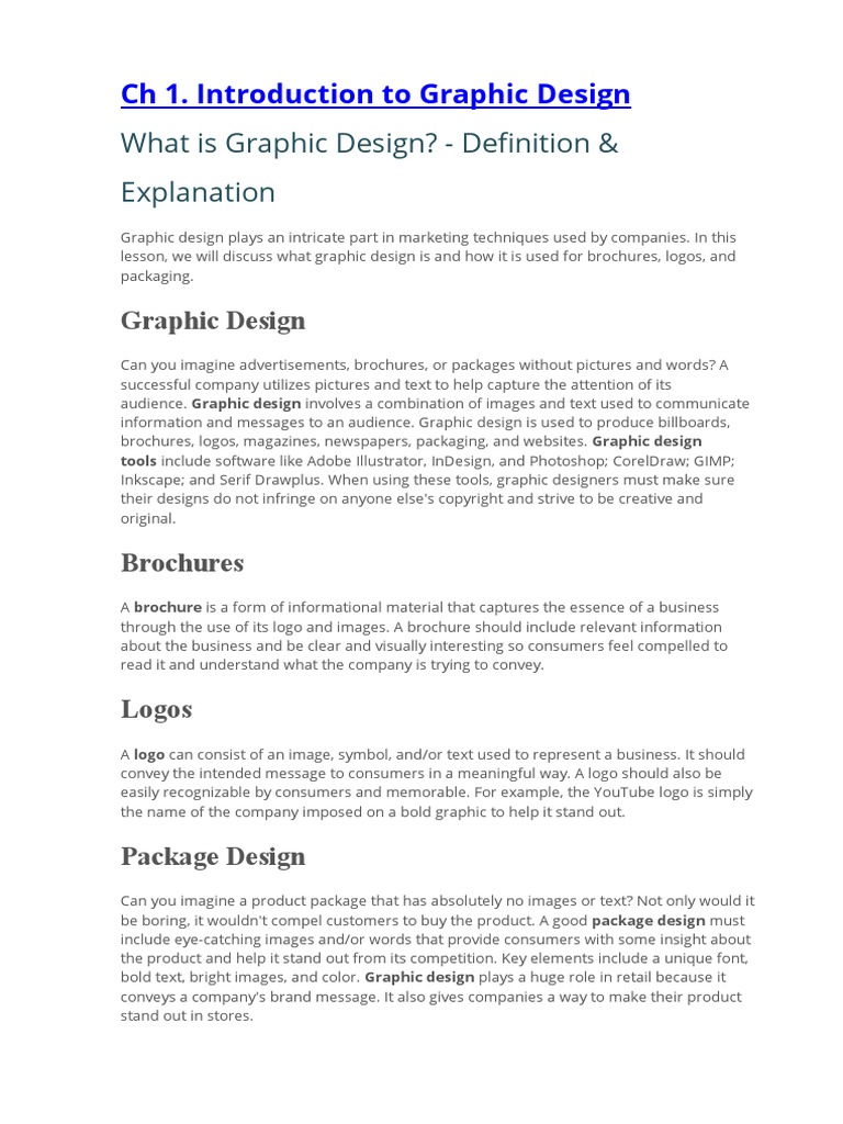 Fundamentals of Graphic Design | PDF | Design | Graphic Design