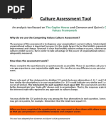 015 OCAI-model Spreadsheet | PDF | Organizational Culture | Leadership