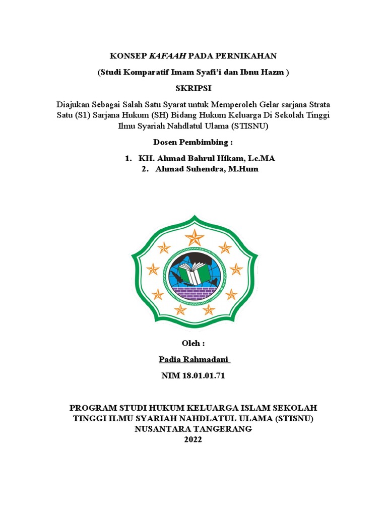Prinsip Kafa'ah dalam Pernikahan Islam | PDF