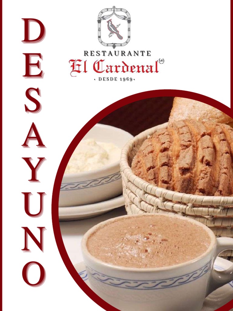 Desayunos de El Cardenal | PDF | Nutrición | Dieta y nutrición