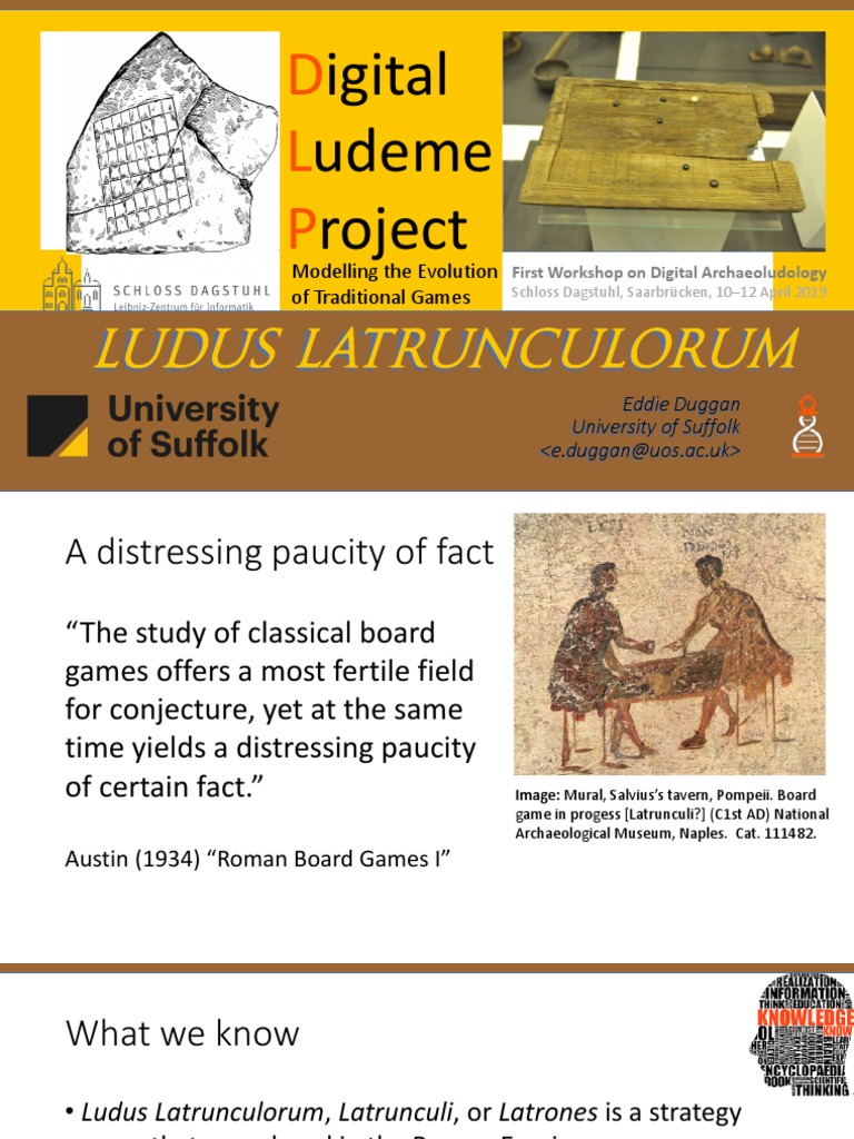 Ludus Latrunculorum Known and Unknown Un | PDF | Board Games | Abstract ...