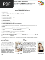 Starters Speaking Test | PDF