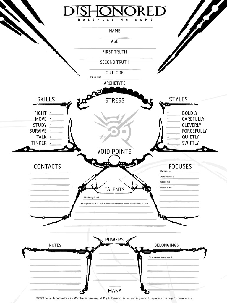 Dishonored Assassin Character | PDF | Video Game Publishers