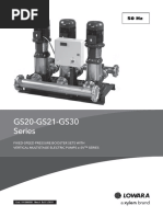 Category 5 Break Tank & Booster Sets Guide | PDF | Pump | Water