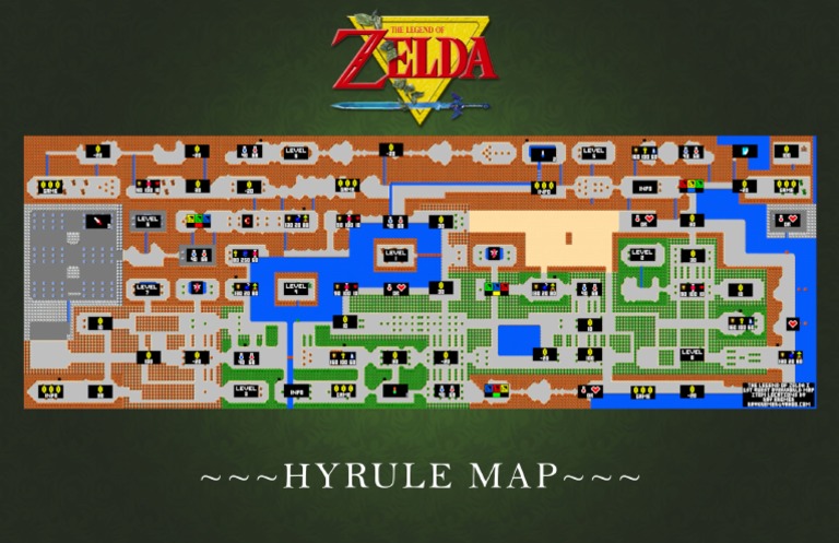 Zelda NES Overworld Map | PDF
