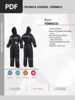 Ficha Tecnica Overol Drill Con Cinta | PDF