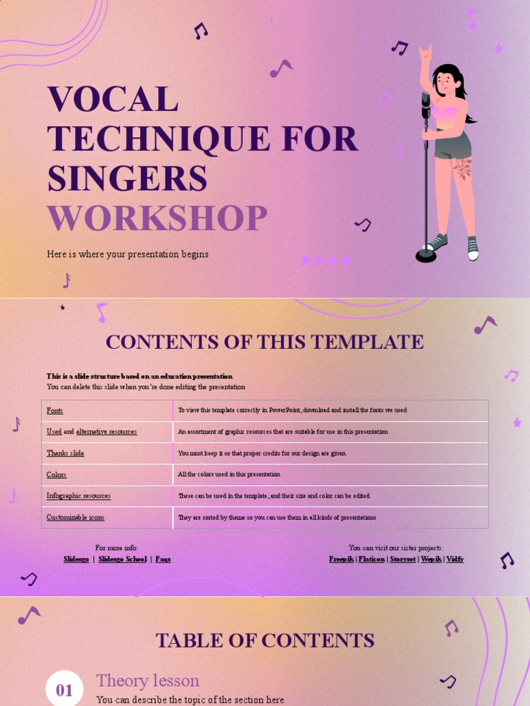 Vocal Technique For Singers Workshop | PDF | Planets | Jupiter