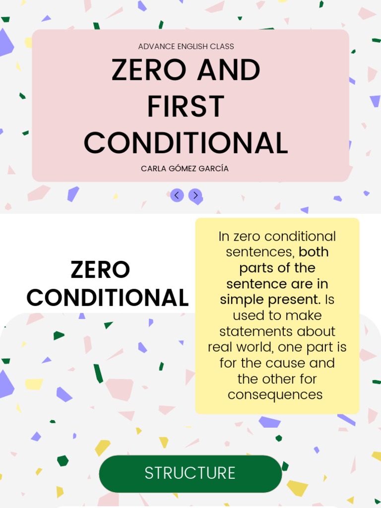 Zero and First Conditional | PDF | Language Mechanics | Grammar