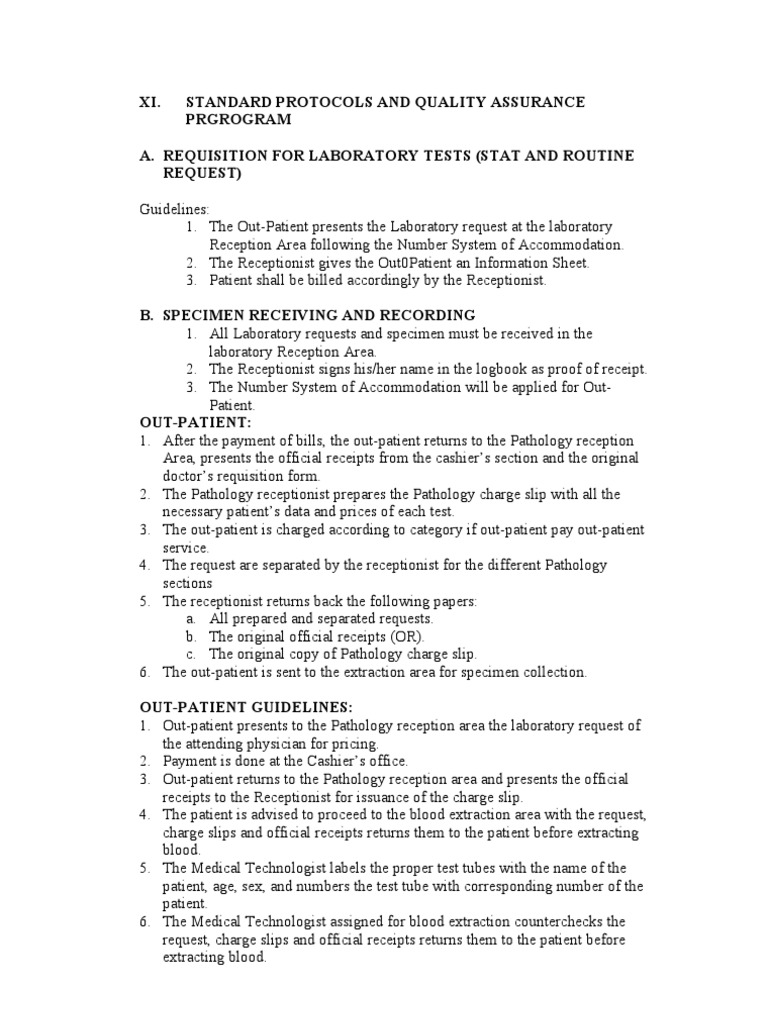 Sop | Patient | Pathology