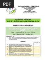 DSM-IV ADHD Symptom Checklist-Child and Adolescent Version # 6177 | PDF | Attention Deficit ...