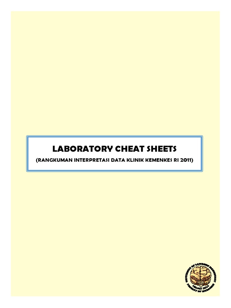 Laboratory Cheat Sheets | PDF