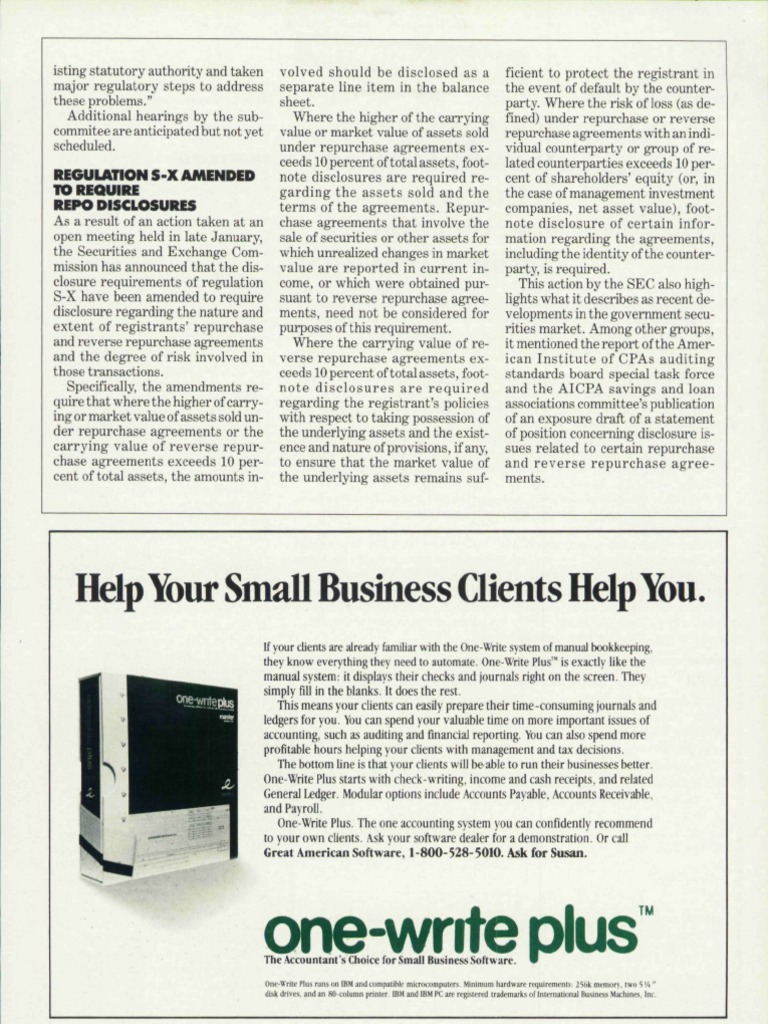 One-Write Plus: Help Your Small Business Clients Help You | PDF ...