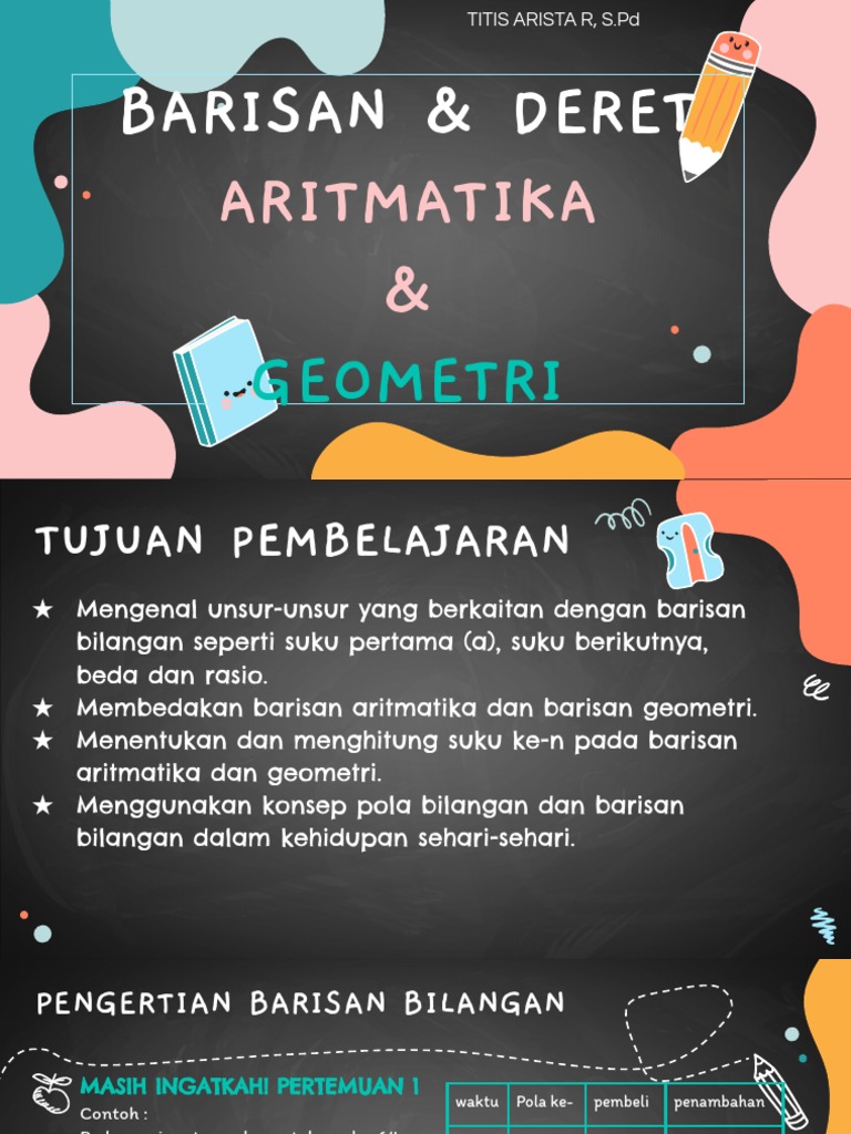 BARIS DERET Aritmatika | PDF