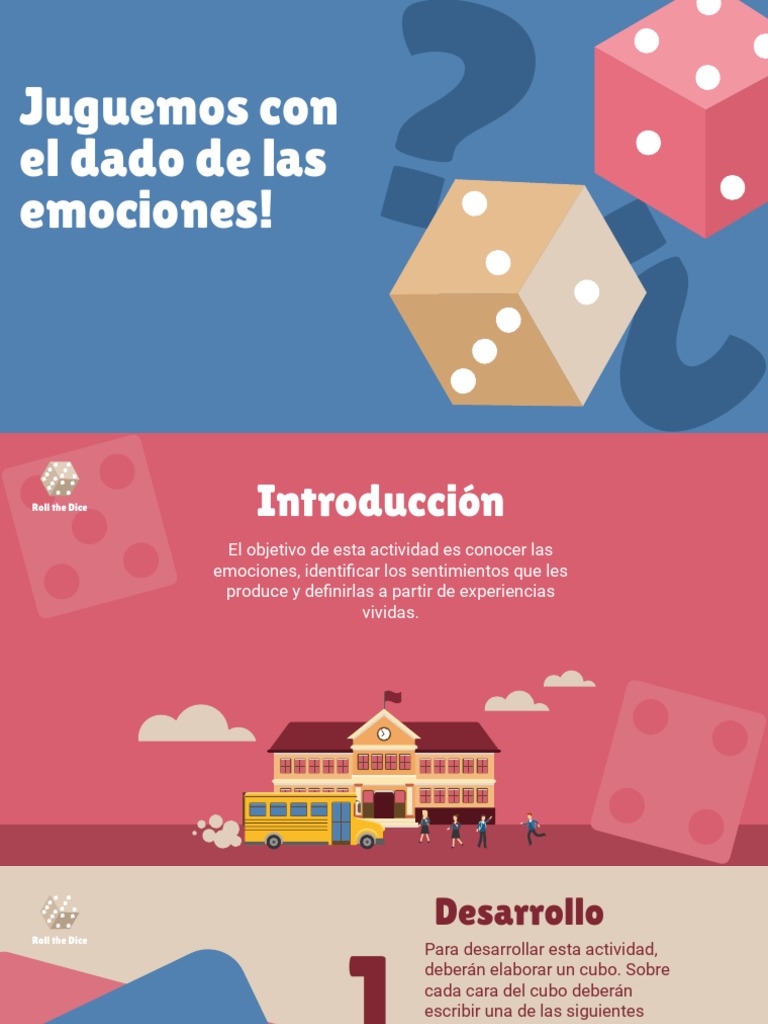 Dado de Las Emociones | PDF