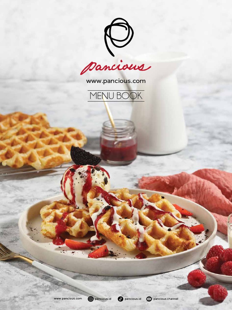 Pancious Menu Book: An Extensive Selection of Savory and Sweet Pancake ...