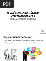Mapas Mentais Tendências Pedagógicas | PDF | Aprendizado | Pedagogia