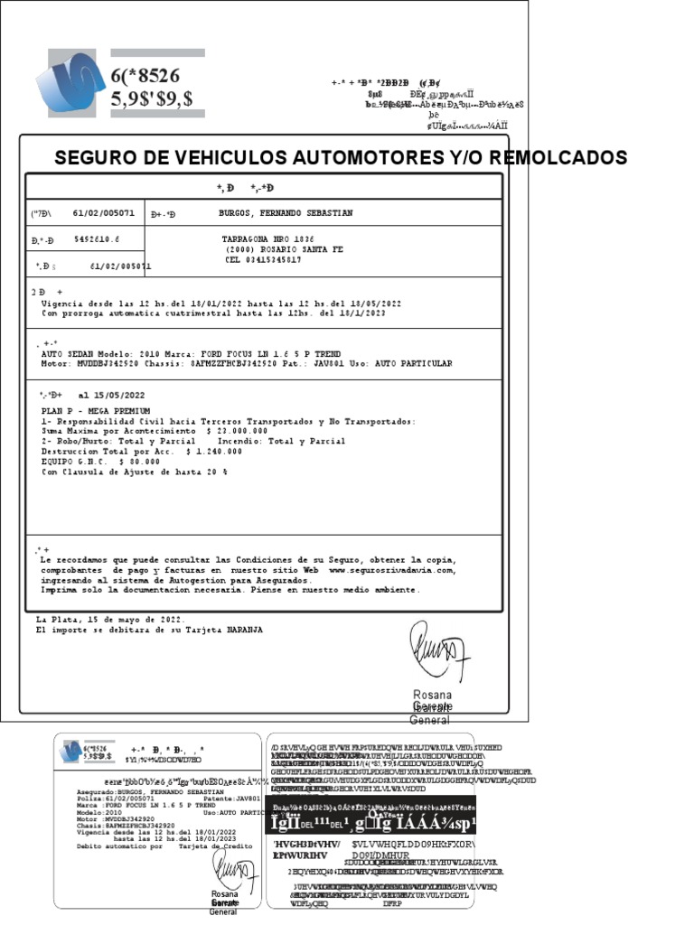 Seguro | PDF | Vehículos | Estilos de carrocería