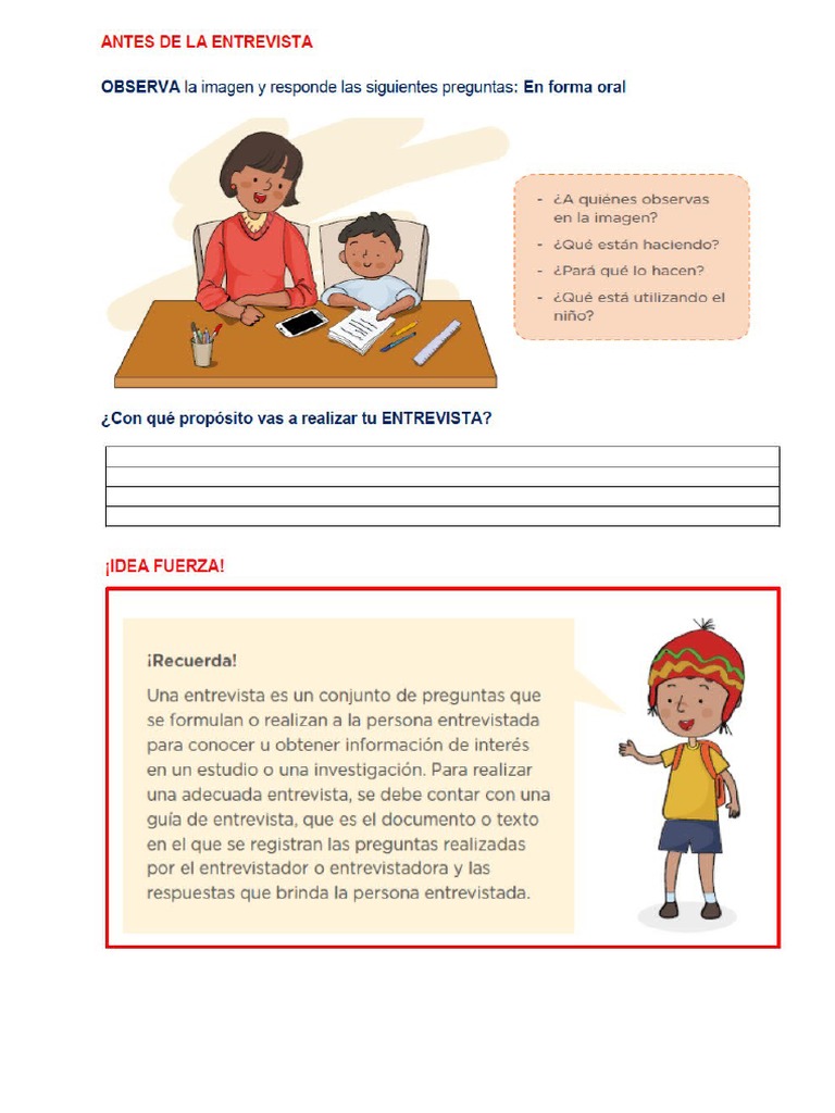 Entrevista: Aprendizaje de Matemáticas | PDF