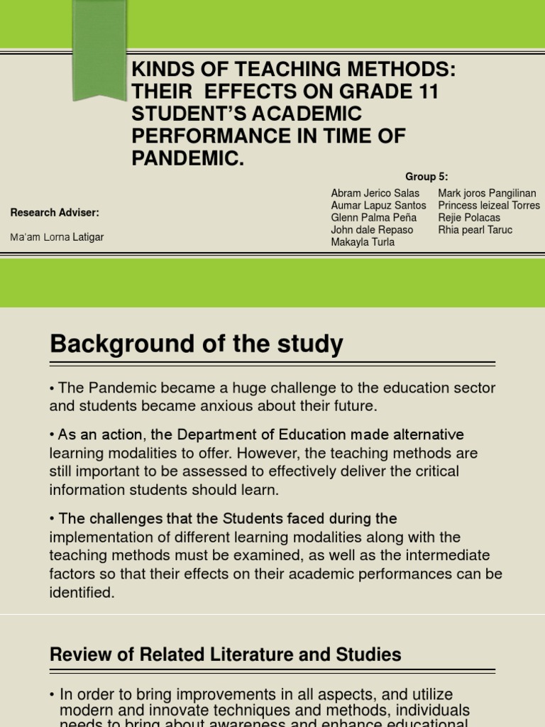 Research Defense | PDF | Teaching Method | Survey Methodology